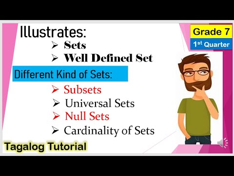 Understanding Set Theory in Tagalog: A Guide